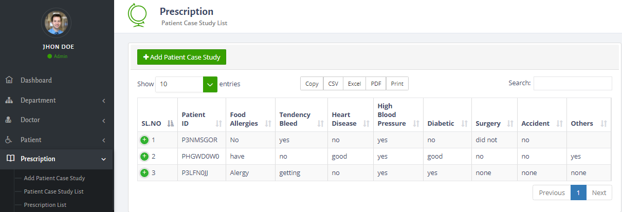 Hospital Management System - Pramatech